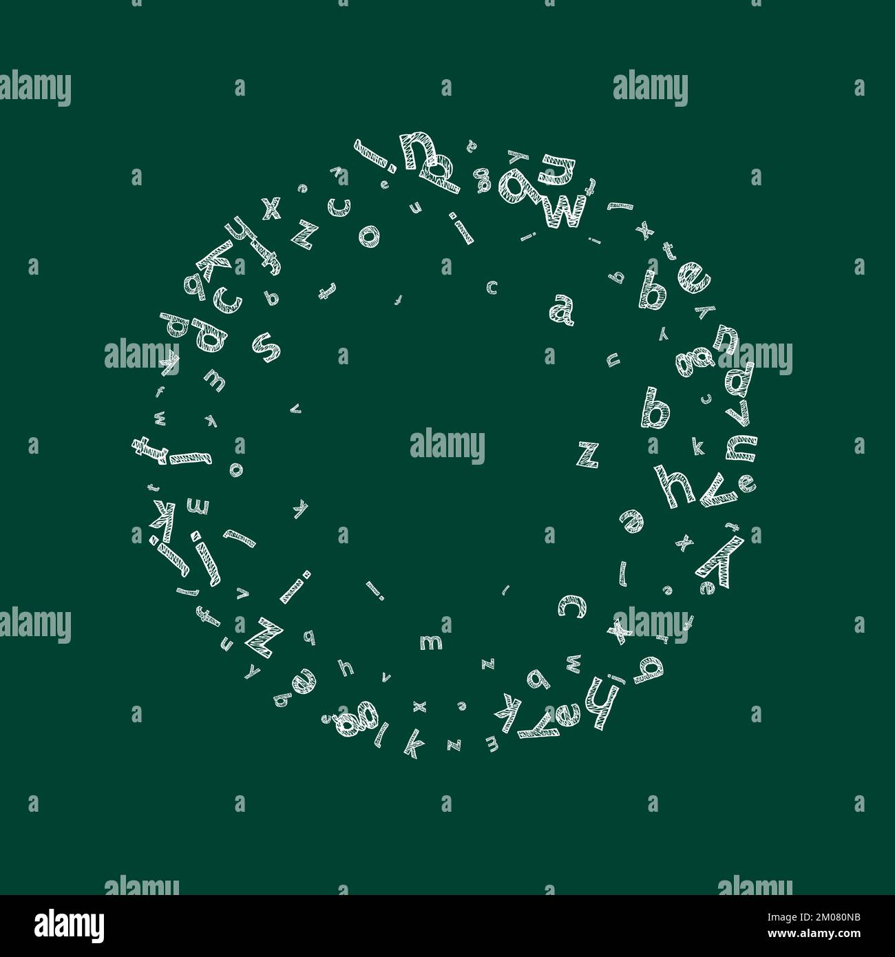 Black bold chalk Stock Vector Images - Alamy