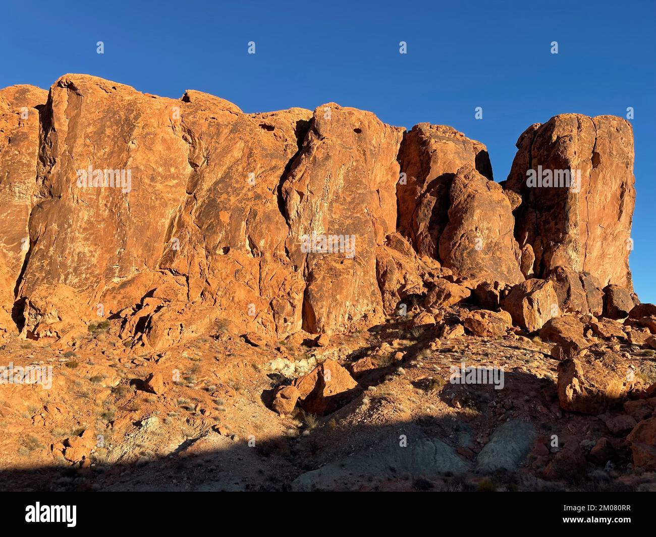 Massive Rock Formation at Valley of Fire State Park Stock Photo - Alamy
