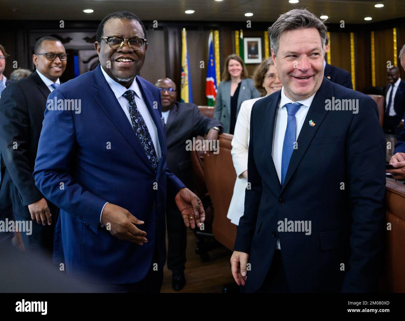 Hage geingob president of namibia hi-res stock photography and images ...