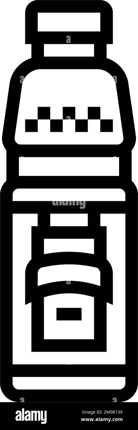 juice pomegranate line icon vector illustration Stock Vector Image ...