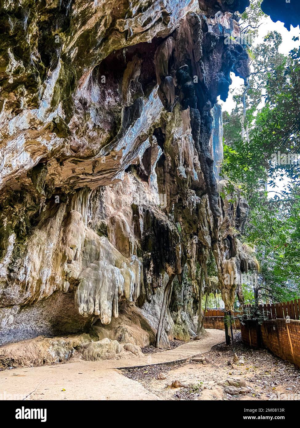 beach view of Phra nang Cave or princess Cave Beach in Krabi, Thailand ...