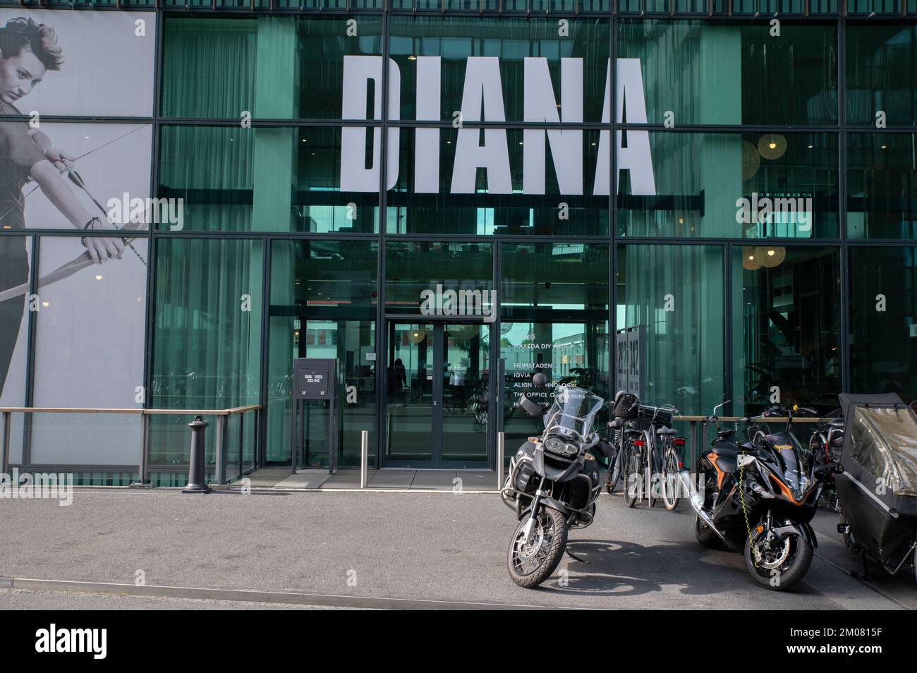 Billboard Diana At The Plaza Arena Building At Amsterdam The ...
