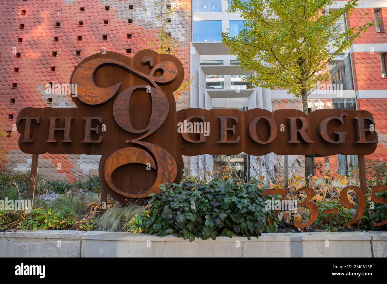 Billboard The George Building At Amsterdam The Netherlands 30-11-2022 ...