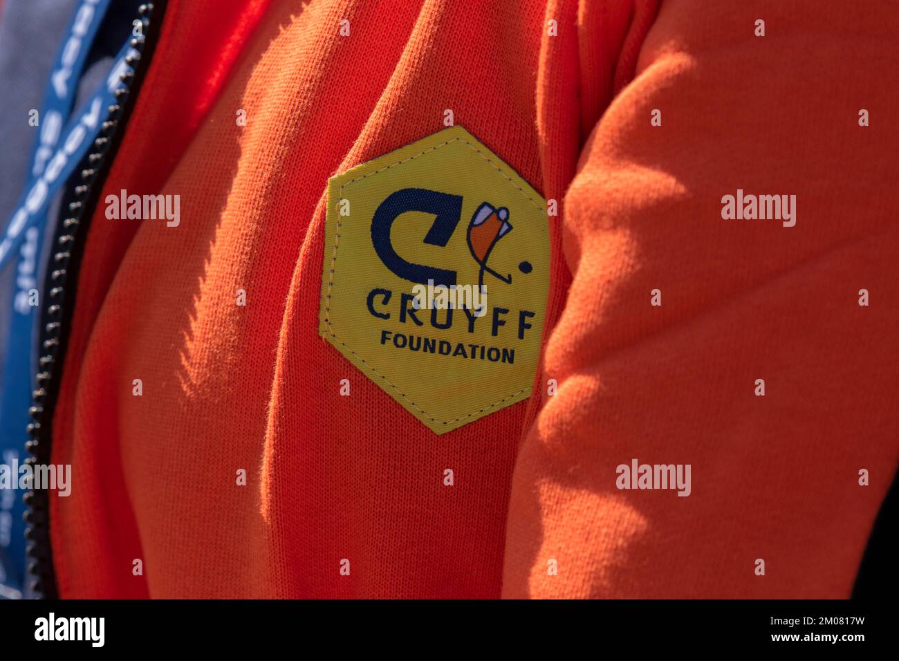 Logo Cruyff Foundation At Amsterdam The Netherlands 21-9-2022 Stock ...