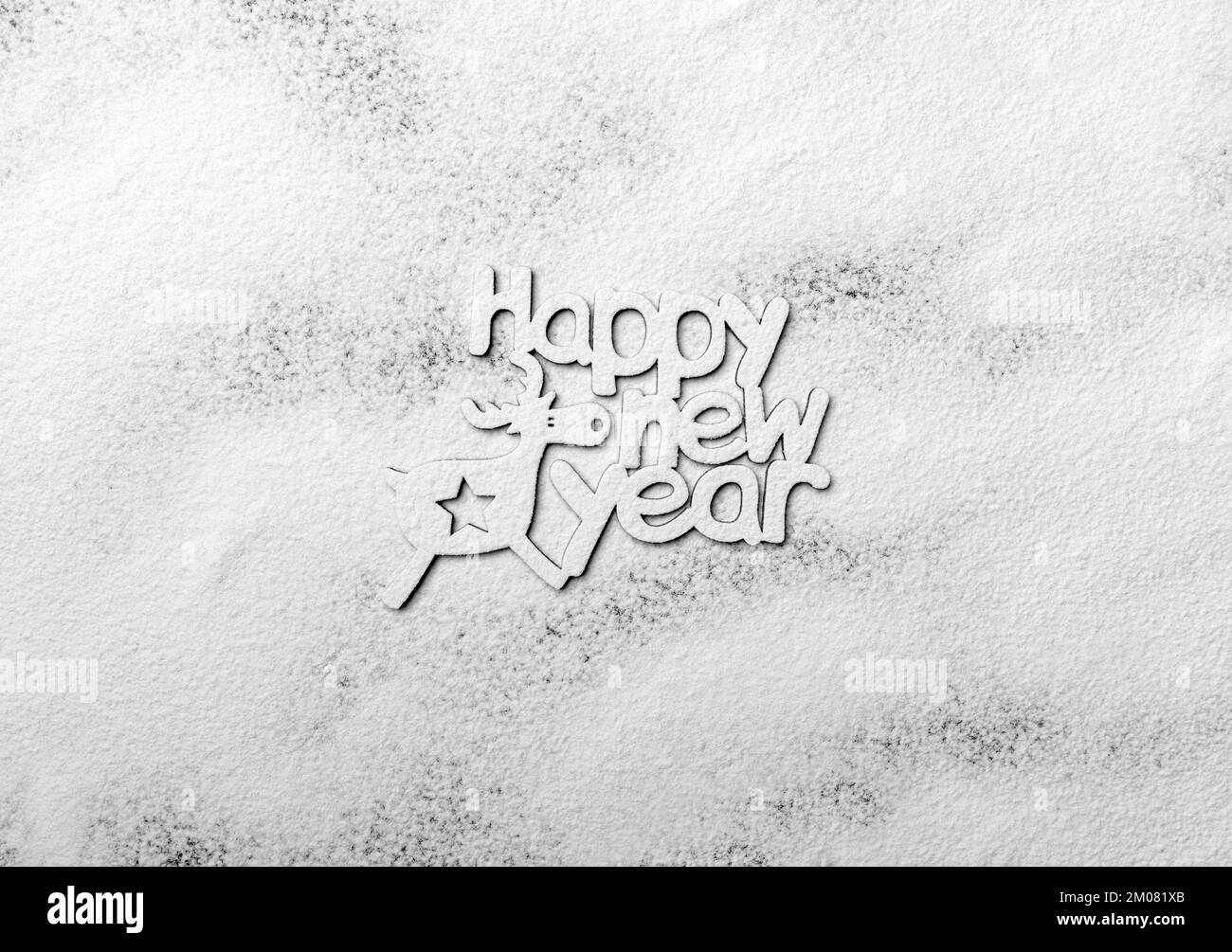Happy new year toys Black and White Stock Photos & Images - Alamy