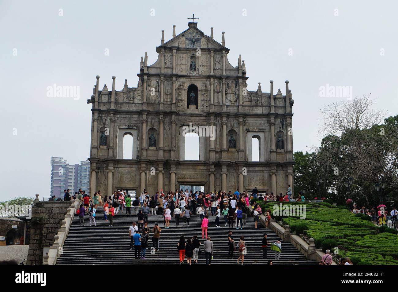 Church steps st paul macau hi-res stock photography and images - Alamy