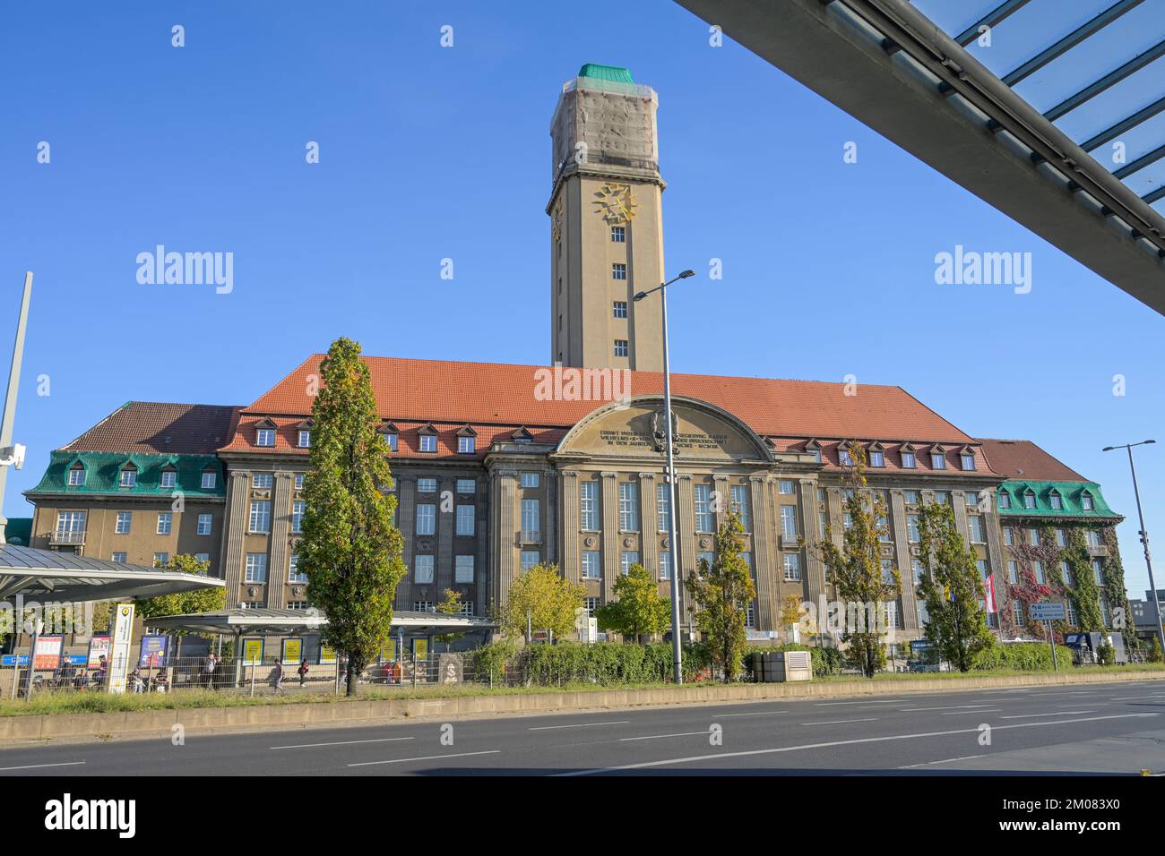 Rathaus Spandau, Carl-Schurz-Straße, Spandau, Berlin, Deutschland Stock ...