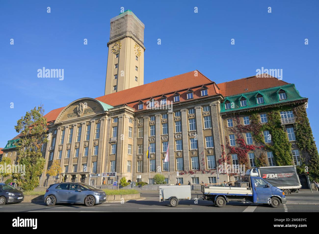 Rathaus Spandau, Carl-Schurz-Straße, Spandau, Berlin, Deutschland Stock ...
