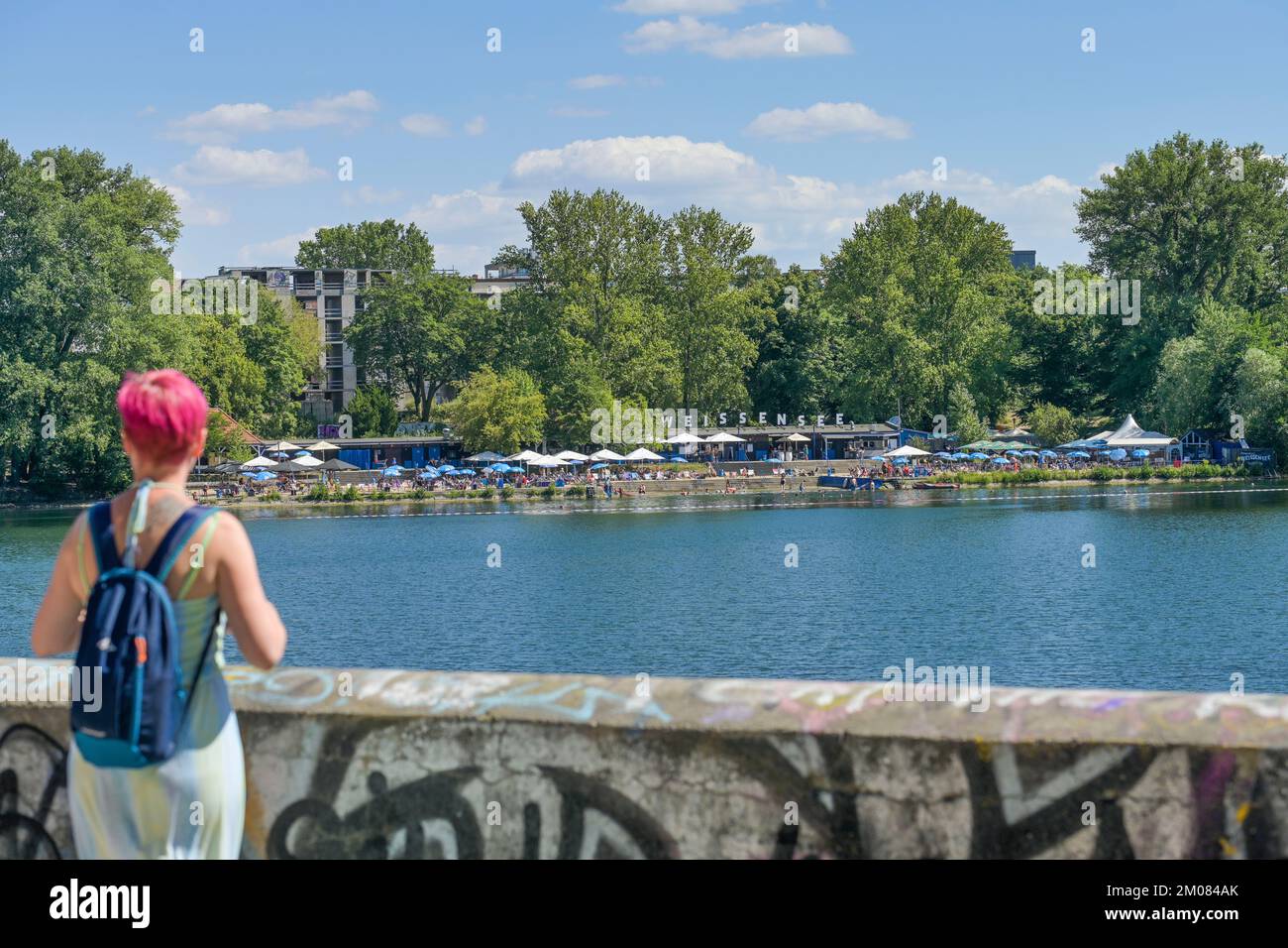 Strandbad, Weißer See, Weißensee, Pankow, Berlin, Deutschland Stock ...