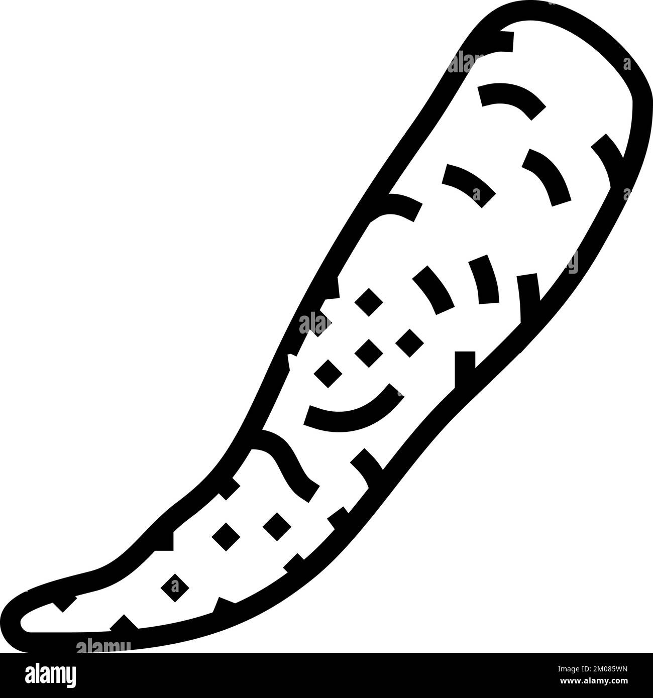 carrot rotten food line icon vector illustration Stock Vector Image ...