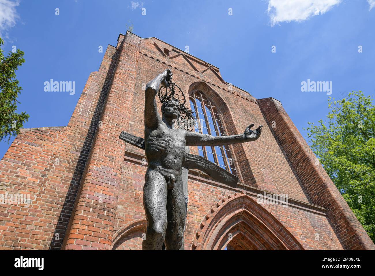 Skulptur von Fritz Cremer Gekreuzigter, Kruzifix, Franziskaner ...