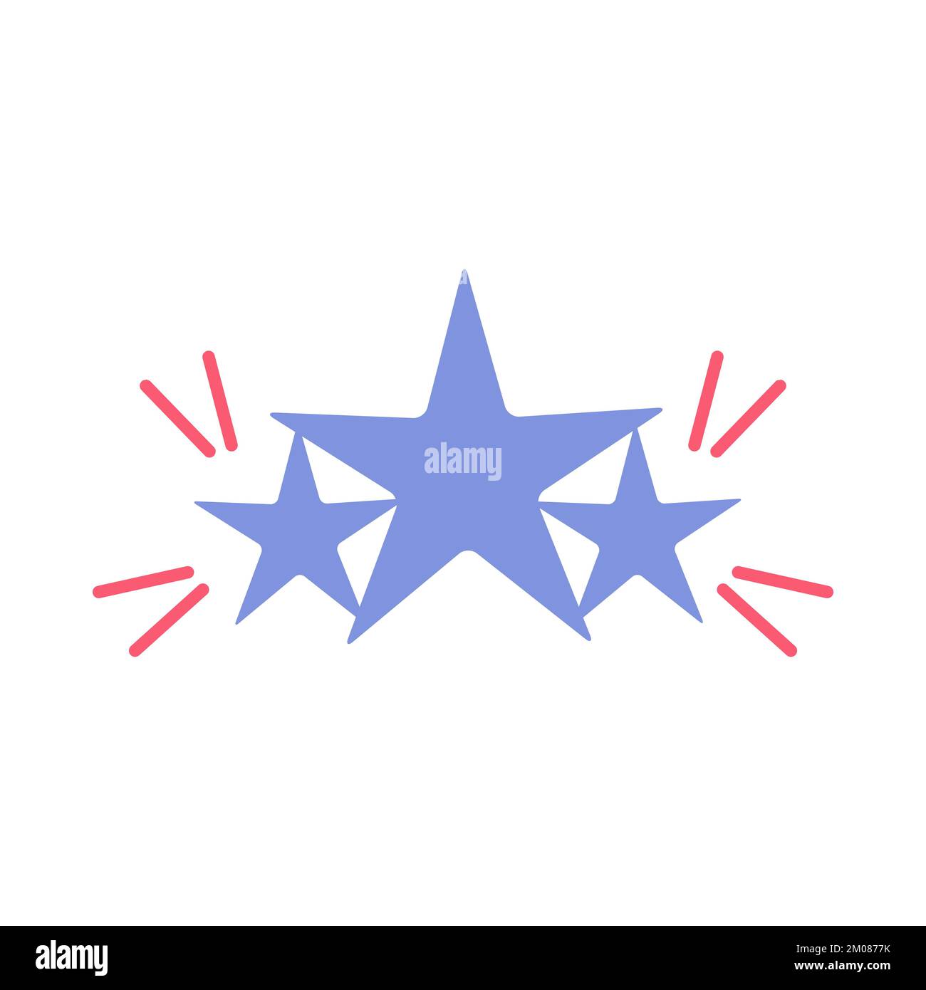 Three star rating assessment result icon Stock Vector Image & Art - Alamy