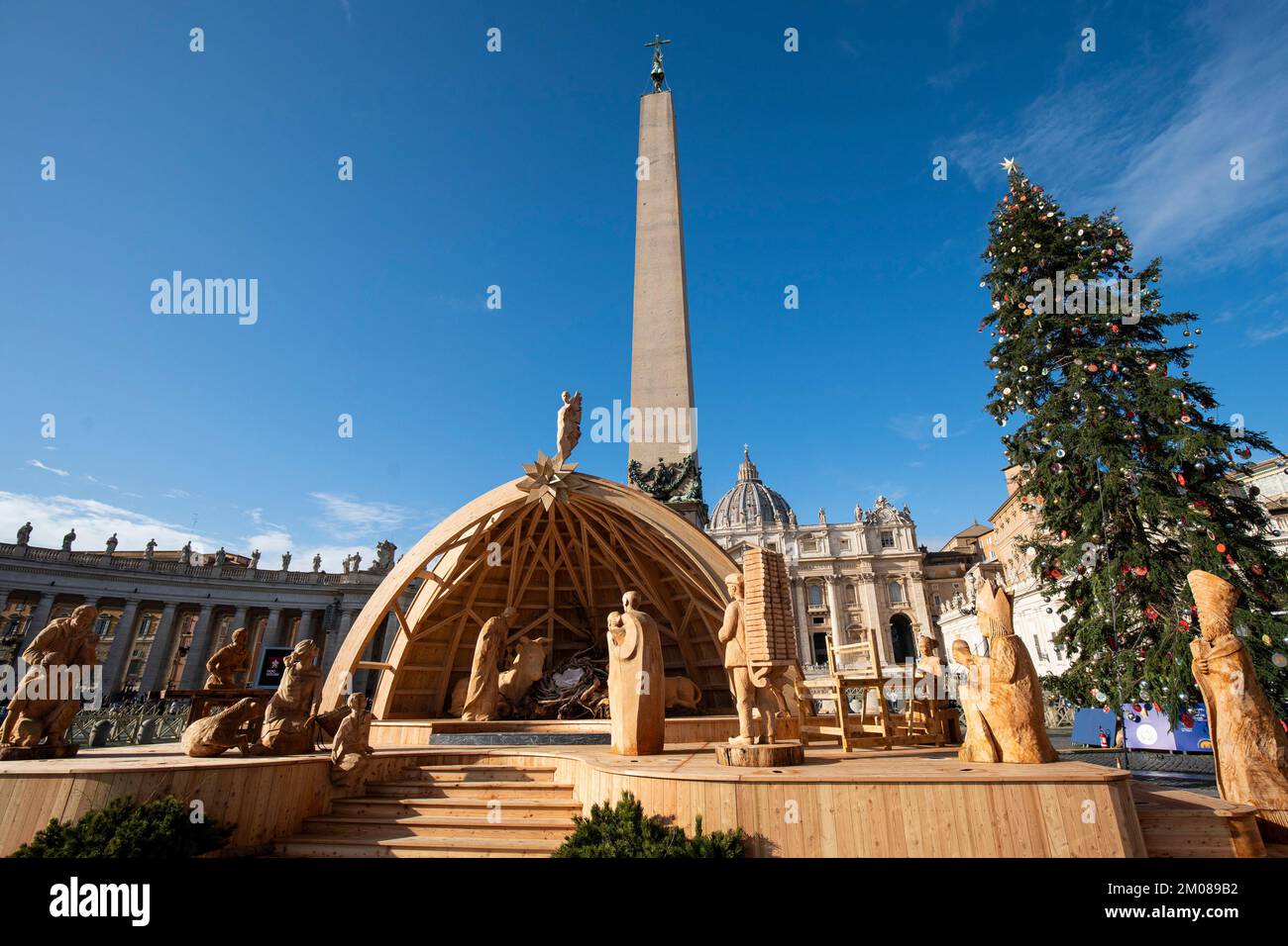 Vatican City, Vatican. 04th Dec, 2022. Vatican's Christmas Tree and ...