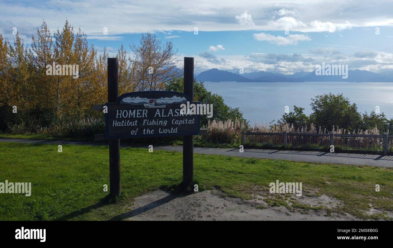 Homer welcome sign hi-res stock photography and images - Alamy