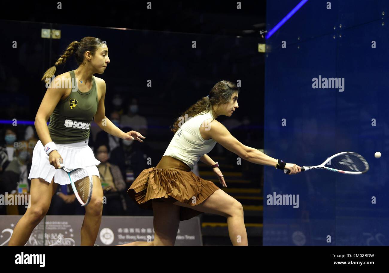 Egyptian professional squash player Hania El Hammamy defeated Egyptian ...