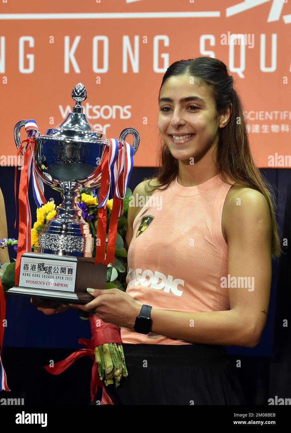 Egyptian professional squash player Hania El Hammamy defeated Egyptian ...