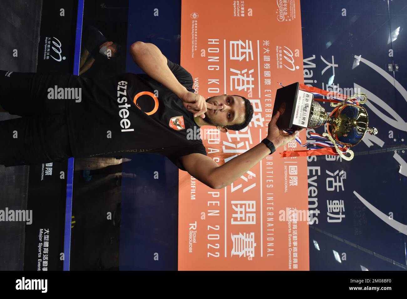 Egyptian professional squash player Mostafa Asal defeated squash player ...