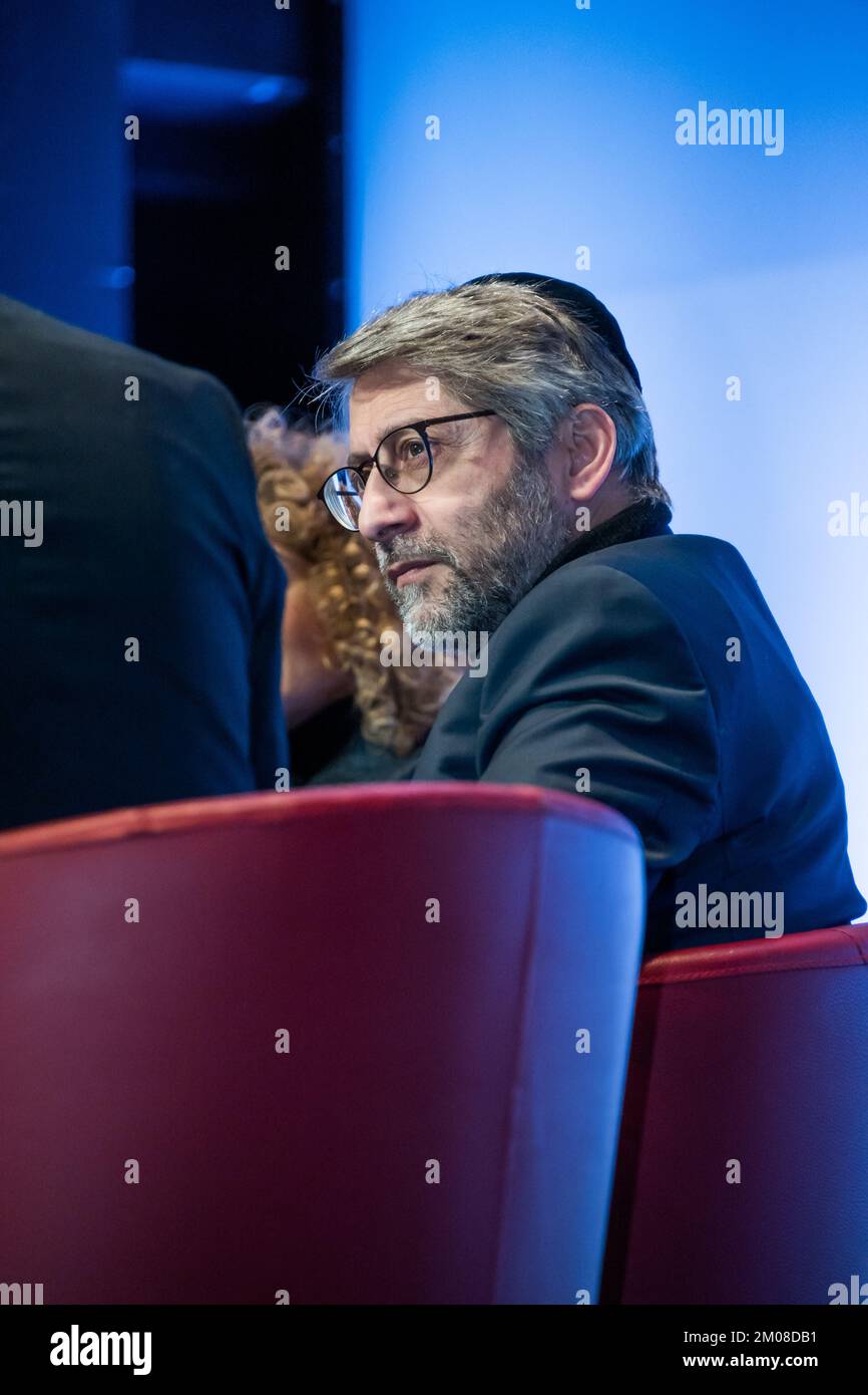 Grand Rabbi of France Haim Korsia during CRIF Annual Convention in ...