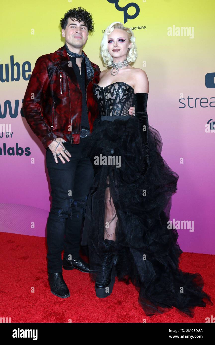 LOS ANGELES - DEC 4: Anthony Padilla, Mykie aka Lauren Mychal at the ...