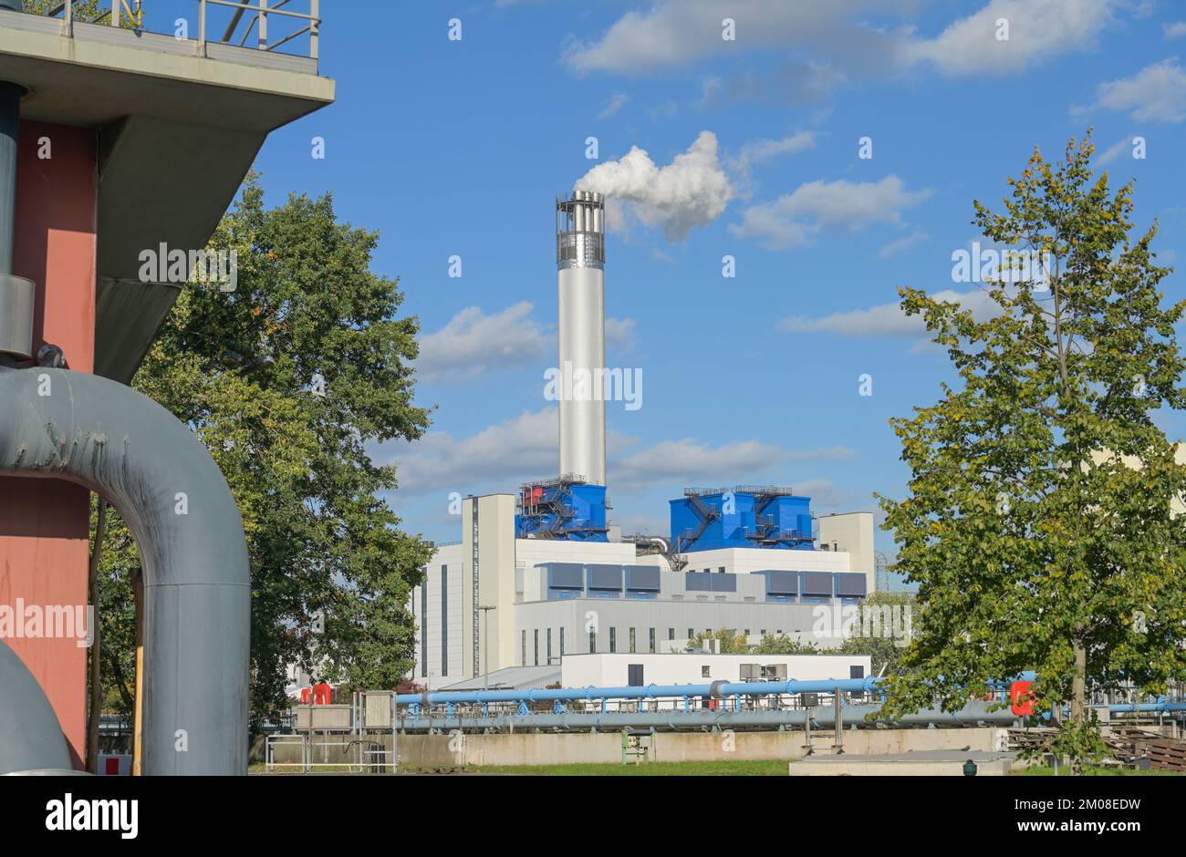 Klärwerk, Freiheit, Ruhleben, Spandau, Berlin, Deutschland Stock Photo ...