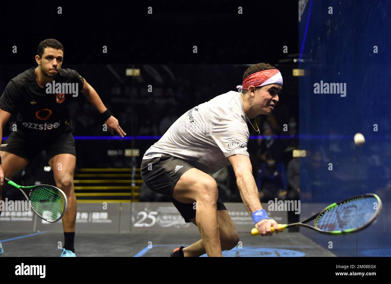 Egyptian professional squash player Mostafa Asal defeated squash player ...