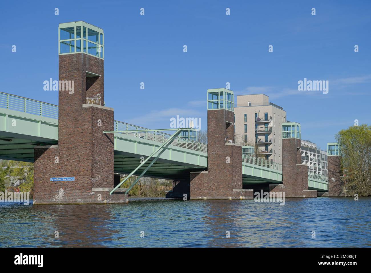 Spandauer Seebrücke, Haselhorst, Spandau, Berlin, Deutschland Stock ...