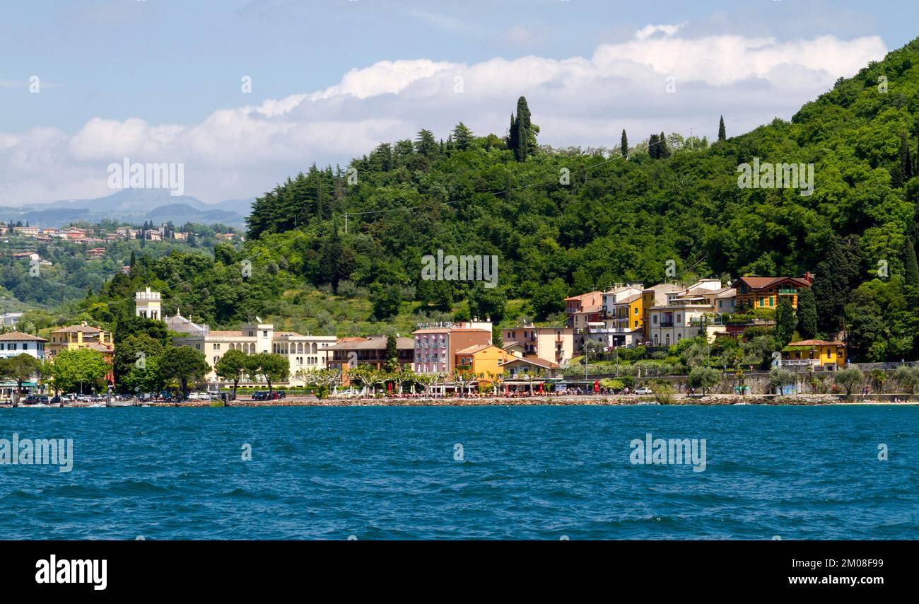 Limone sul Garda, Lake promenade, Lake Garda, Province of Brescia ...
