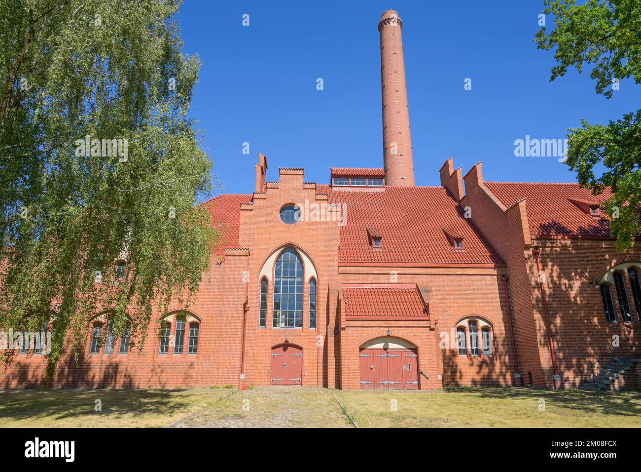 Pumpwerk, Landsberger Allee, Lichtenberg, Berlin, Deutschland Stock ...