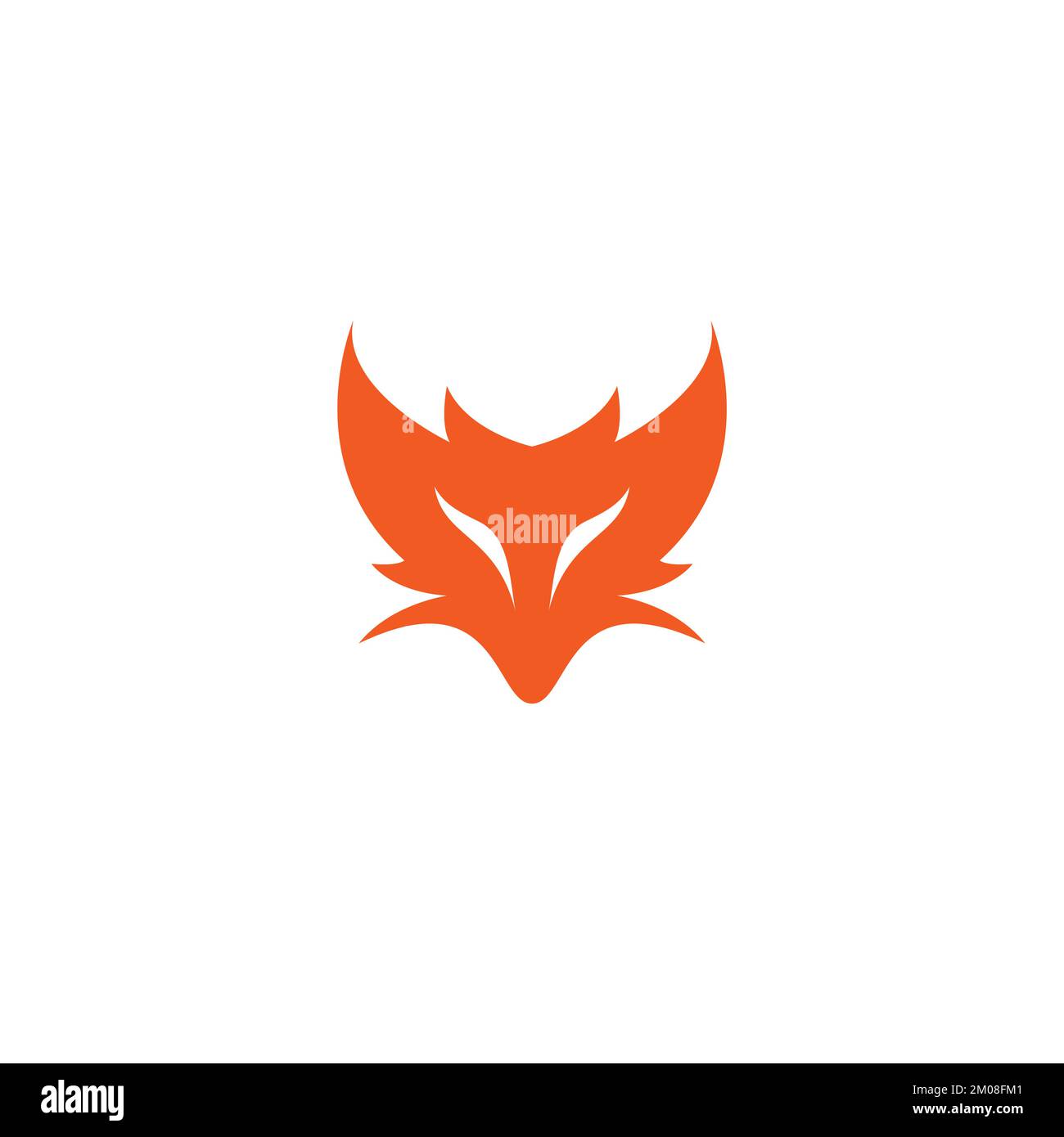 Fox Logo Head Design. Fox Icon. Fox Simple Design Stock Vector Image ...