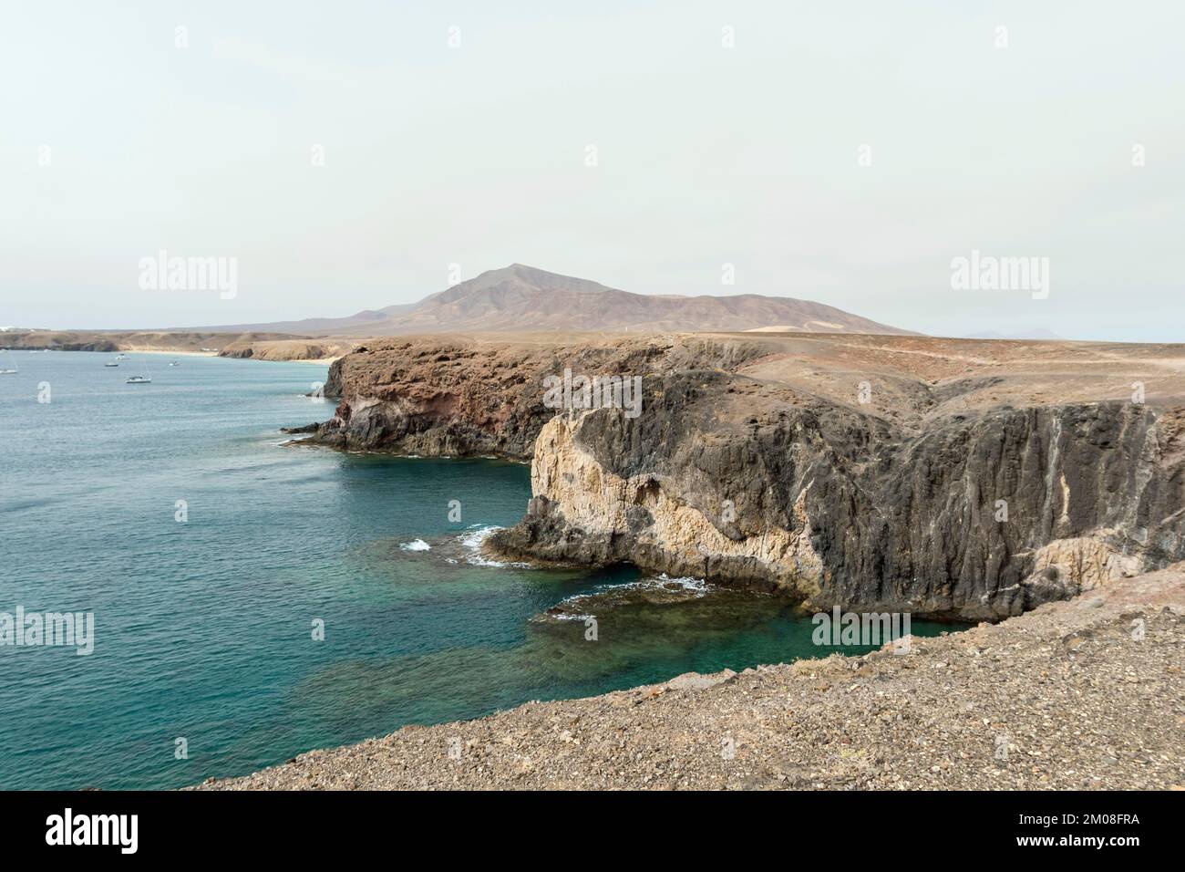 Papagayo Beach in Los Ajaches National Park, Lanzarote, Canary Islands ...