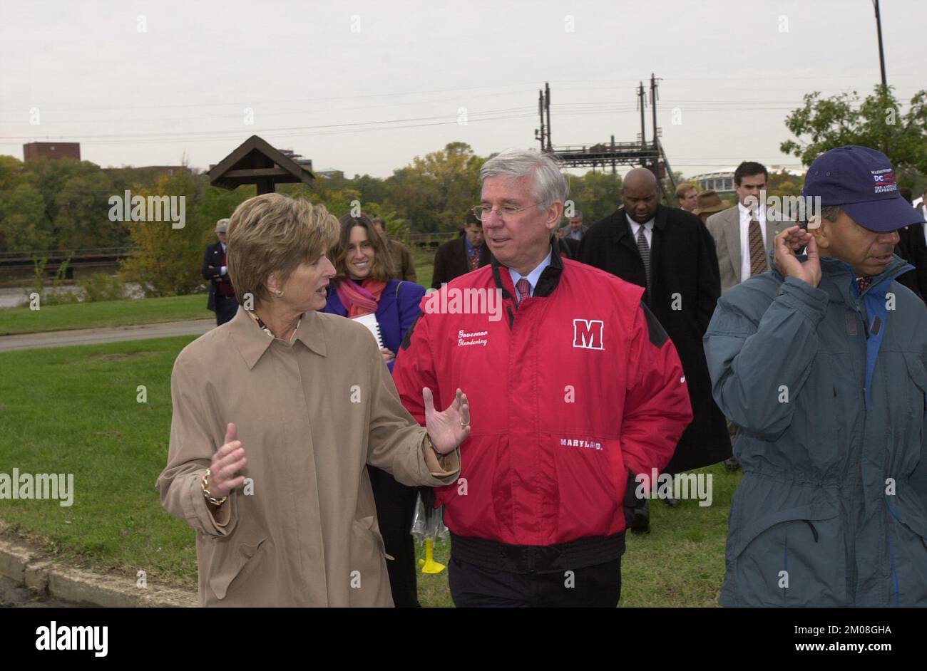 Administrator Christine Todd Whitman at Chespeake Bay Anacostia River ...