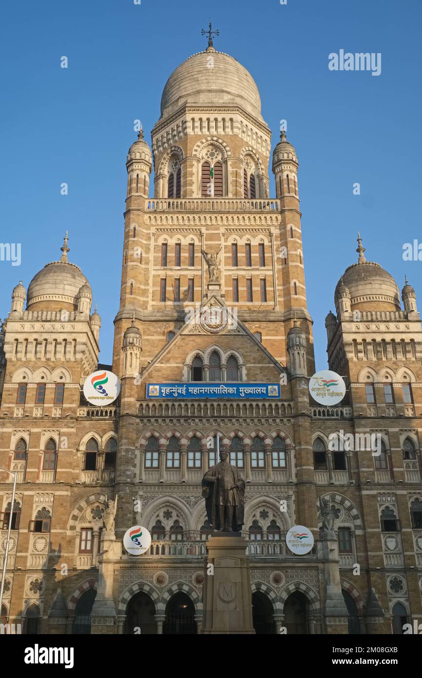 The BMC (Brihanmumbai Municipal Corporation) Building in Fort area ...