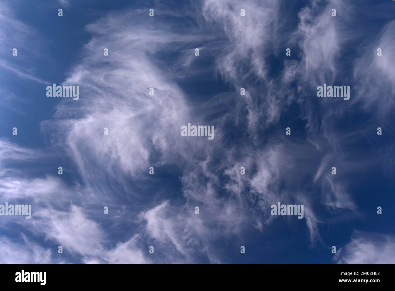 Cirrus clouds feather formation hi-res stock photography and images - Alamy