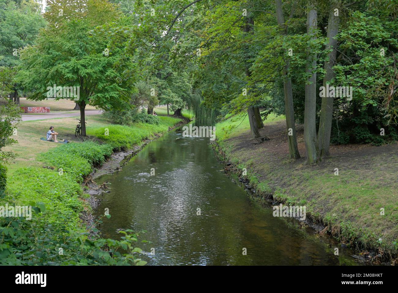 Panke, Bürgerpark, Pankow, Berlin, Deutschland Stock Photo - Alamy