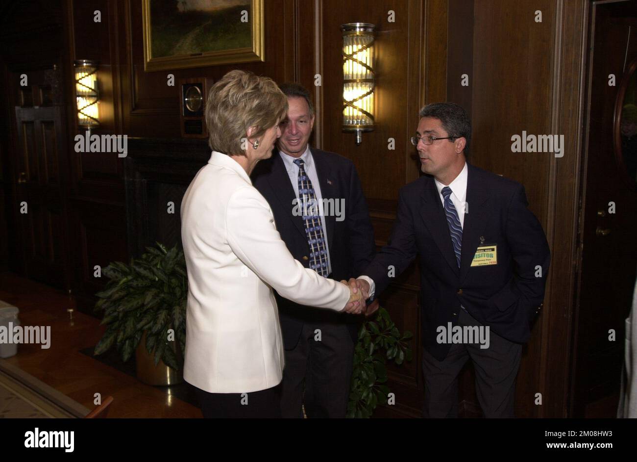 Administrator Christine Todd Whitman with Miami Police Officers ...