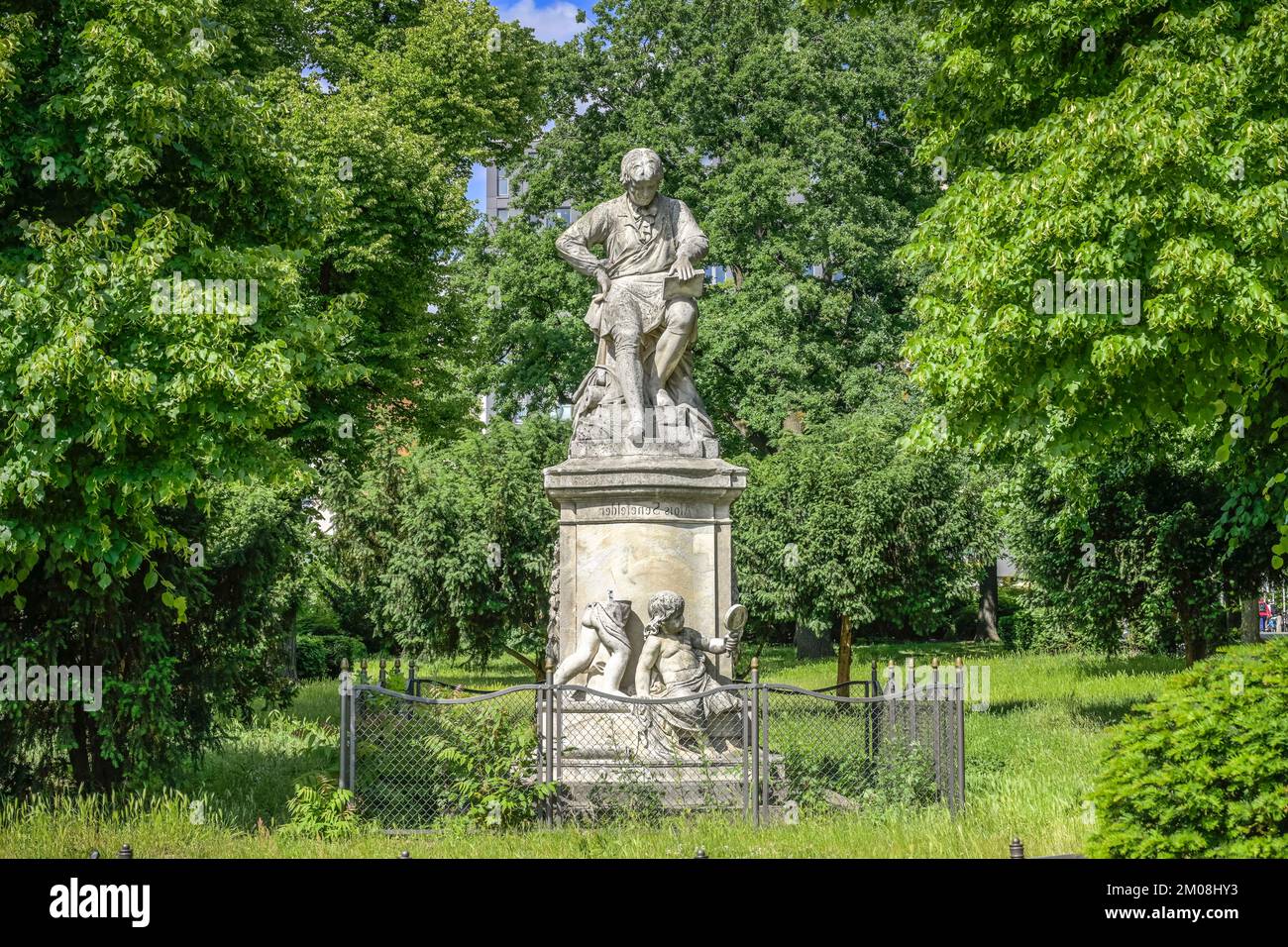Denkmal Alois Senefelder, Senefelder Platz, Prenzlauer Berg, Pankow ...