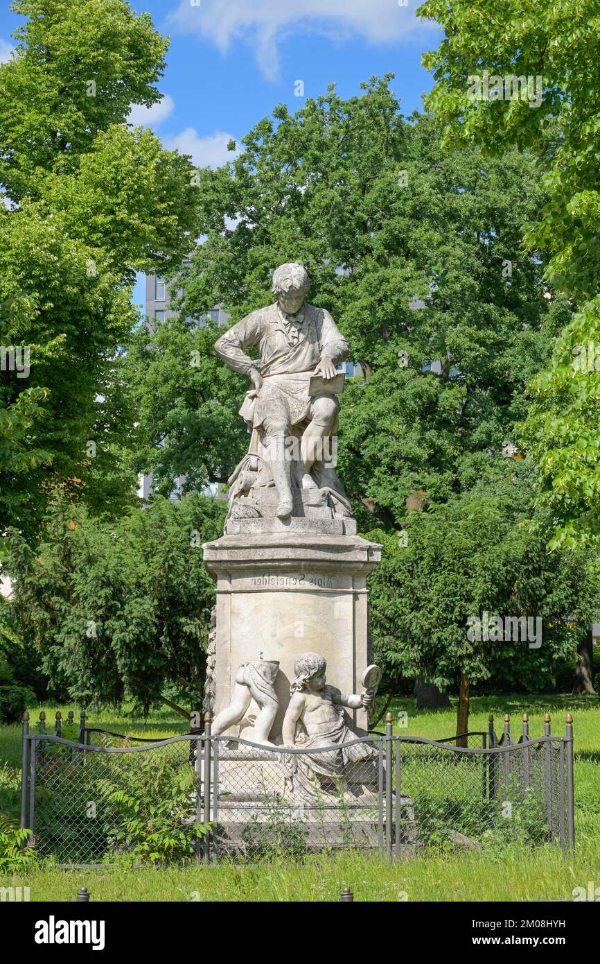 Denkmal Alois Senefelder, Senefelder Platz, Prenzlauer Berg, Pankow ...