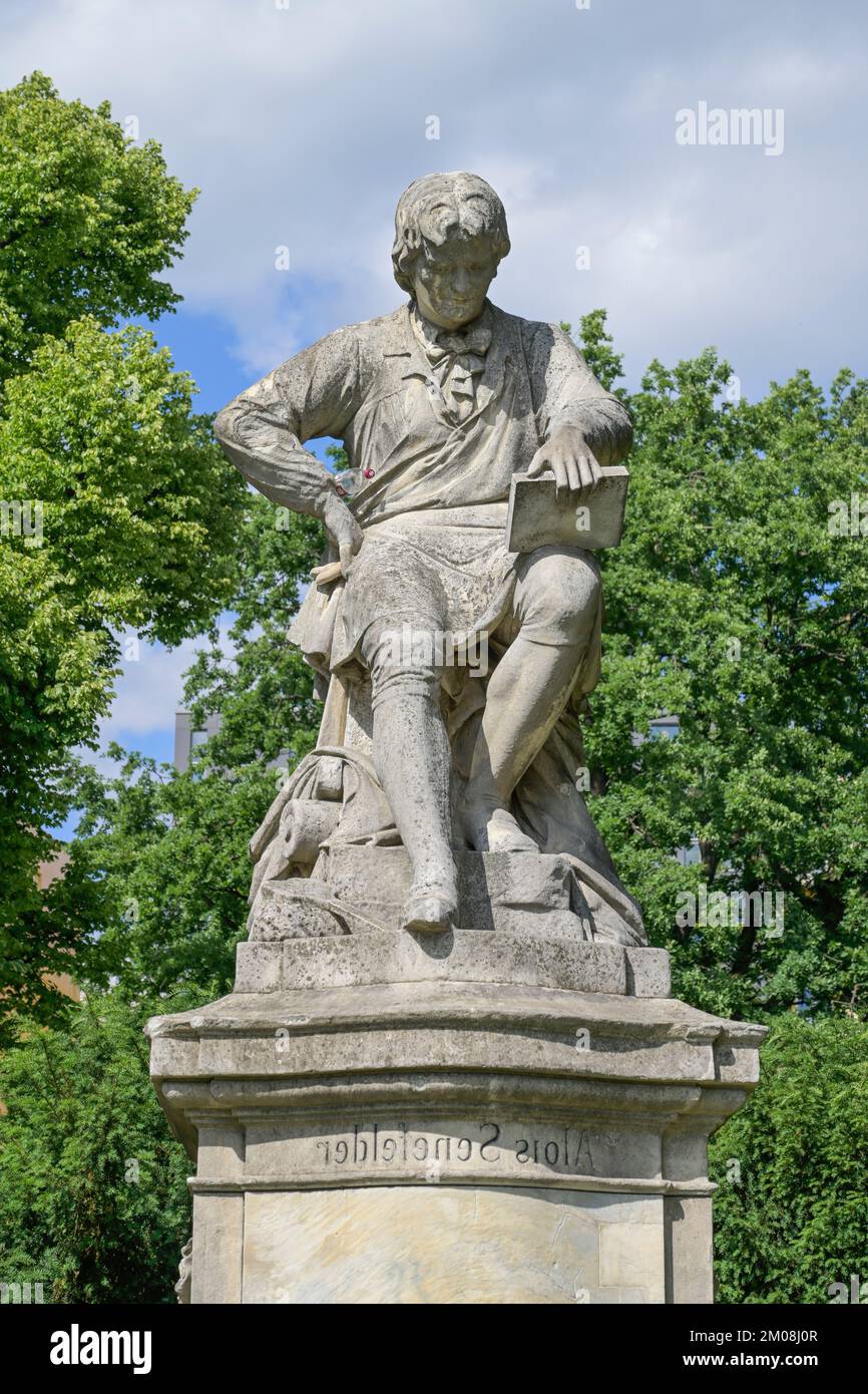 Denkmal Alois Senefelder, Senefelder Platz, Prenzlauer Berg, Pankow ...