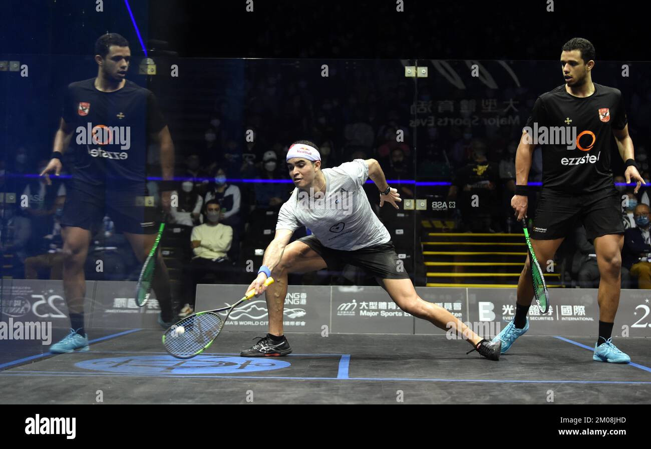 Egyptian professional squash player Mostafa Asal defeated squash player ...