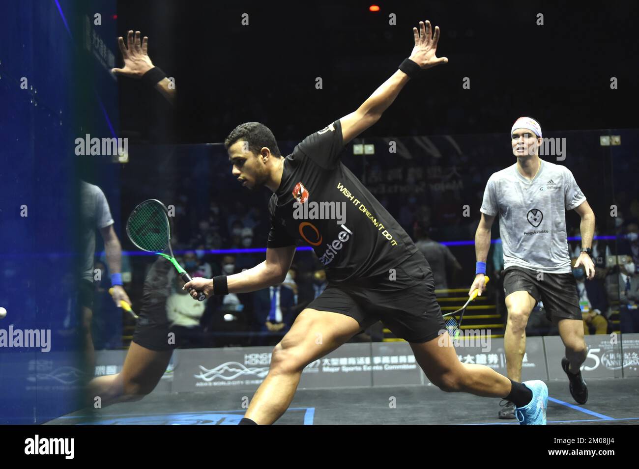 Egyptian professional squash player Mostafa Asal defeated squash player ...