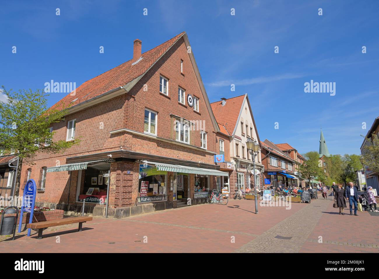 Lüneburger Straße, Innenstadt, Bad Bevensen, Niedersachsen, Deutschland ...