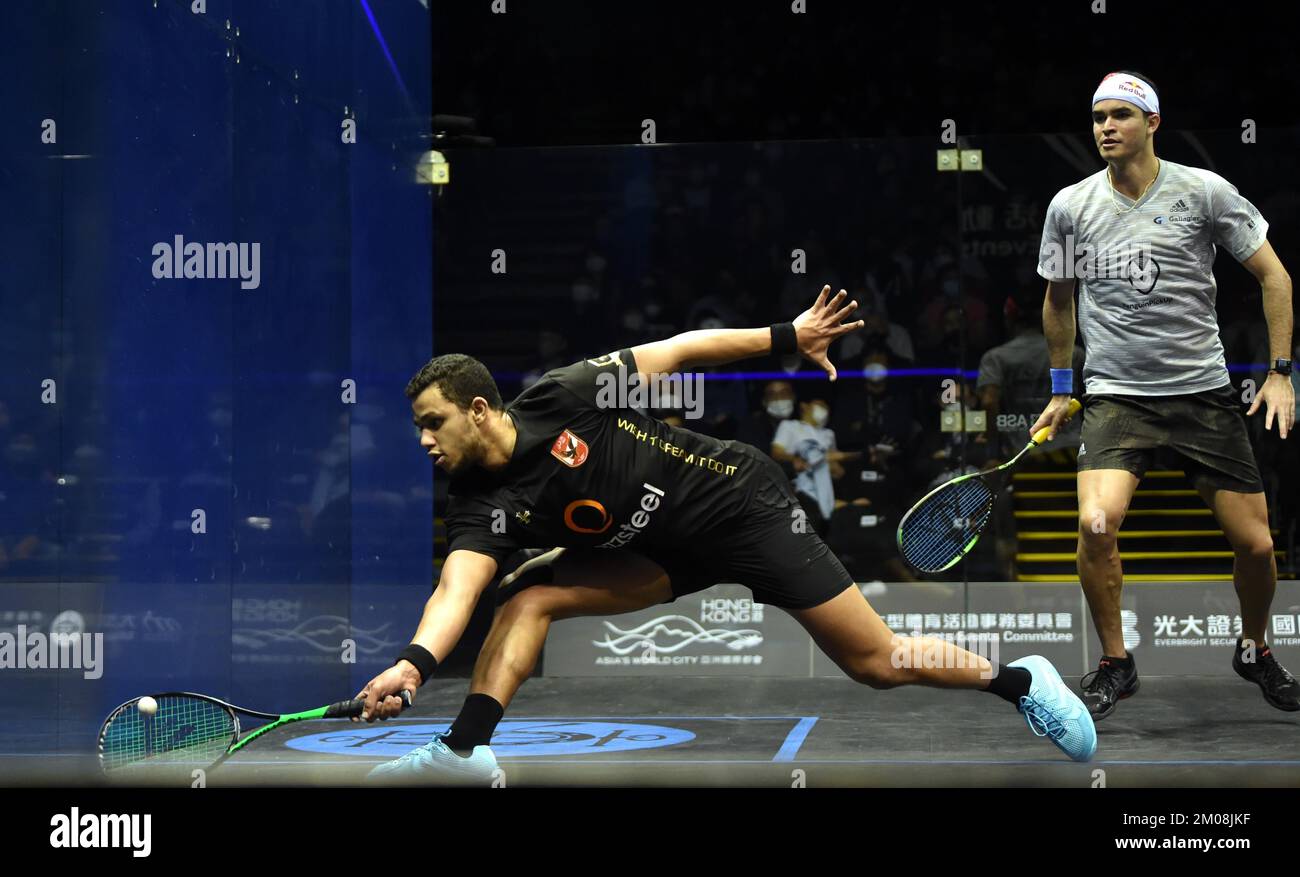 Egyptian professional squash player Mostafa Asal defeated squash player ...