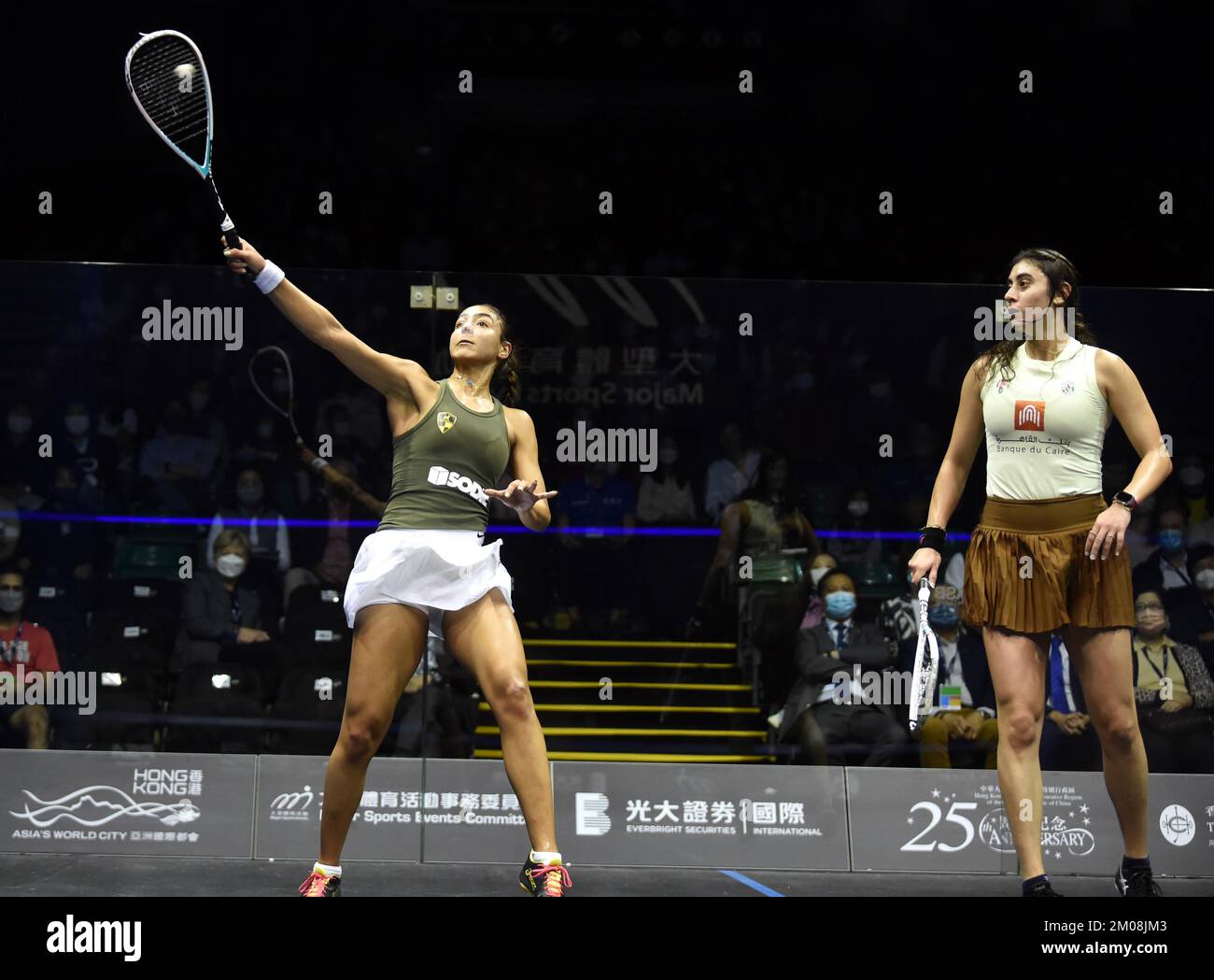 Egyptian professional squash player Hania El Hammamy defeated Egyptian ...