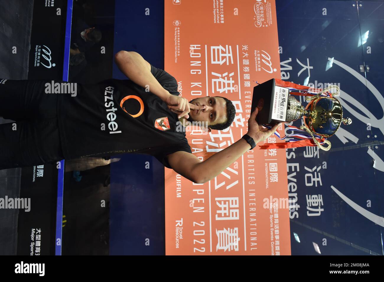Egyptian professional squash player Mostafa Asal defeated squash player ...