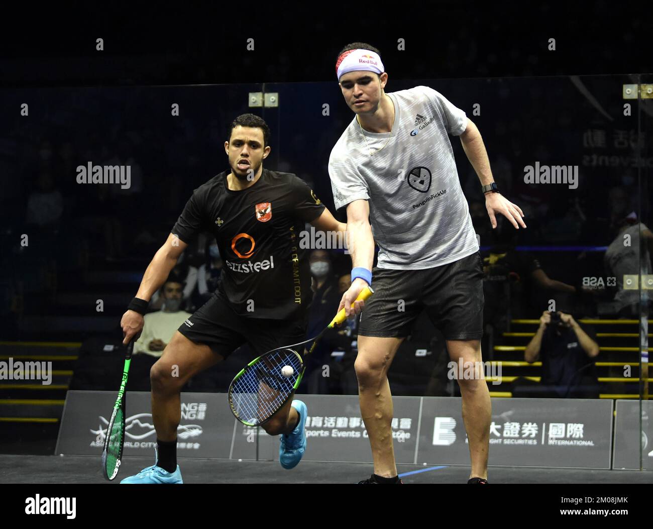 Egyptian professional squash player Mostafa Asal defeated squash player ...