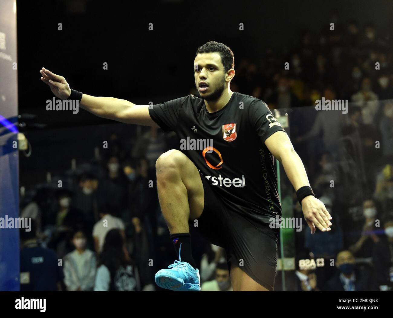 Egyptian professional squash player Mostafa Asal defeated squash player ...
