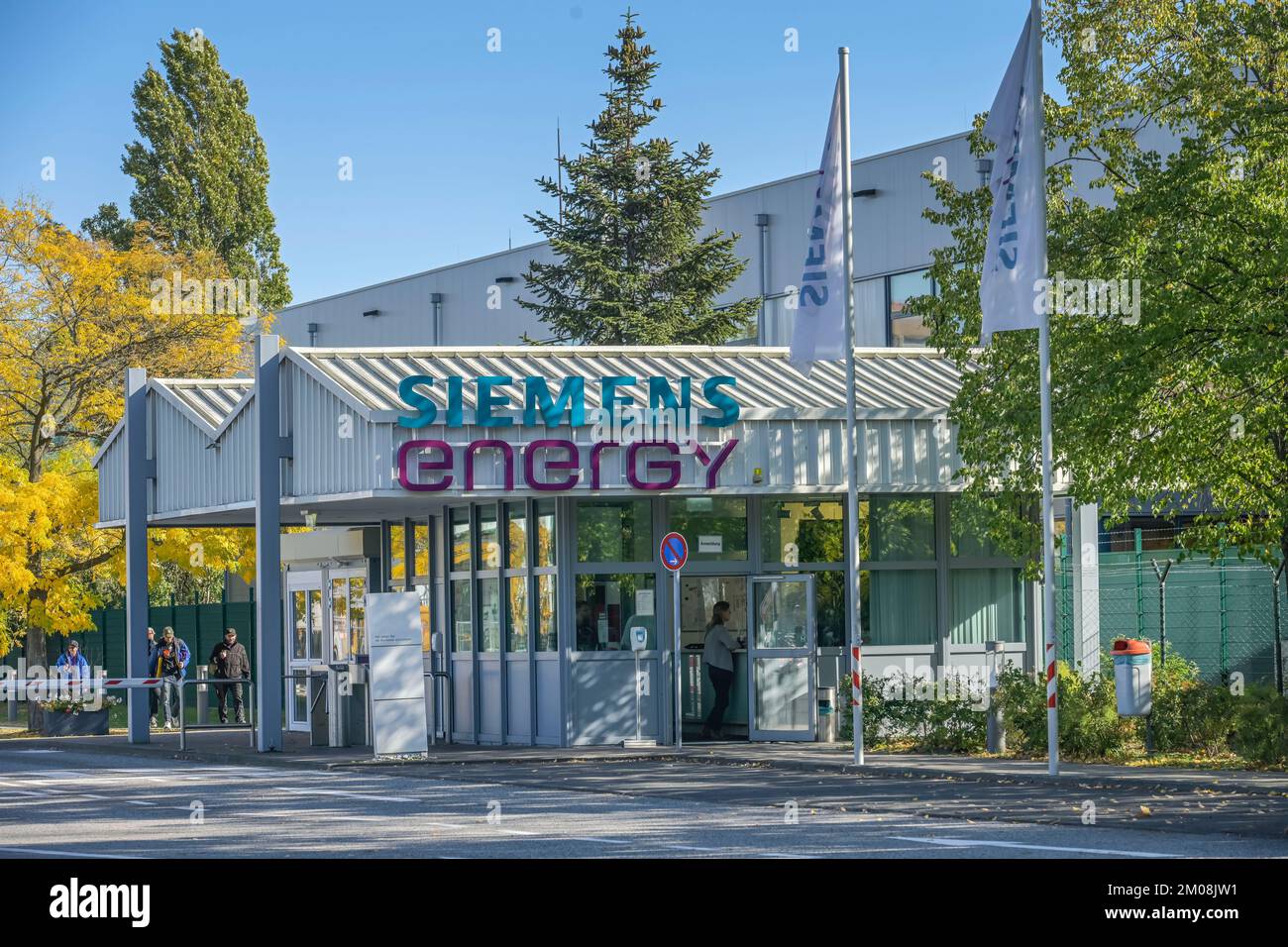 Siemens Energie Werktor, Paulsternstraße, Siemensstadt, Spandau, Berlin ...