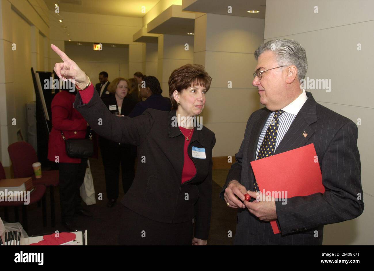 Administrator Christine Todd Whitman visits the Office of the Chief ...