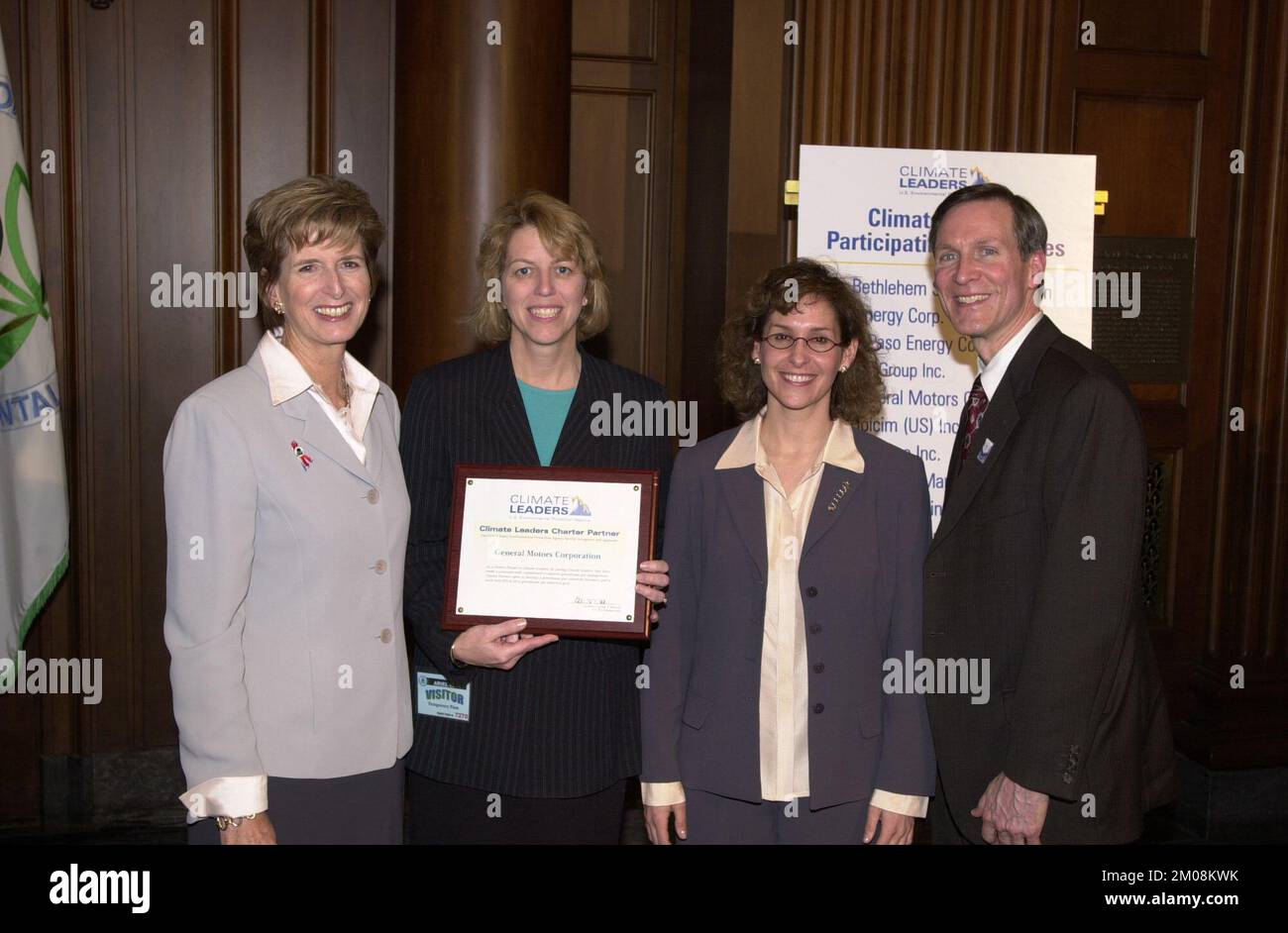 Administrator Christine Todd Whitman at the Climate Leaders Award ...