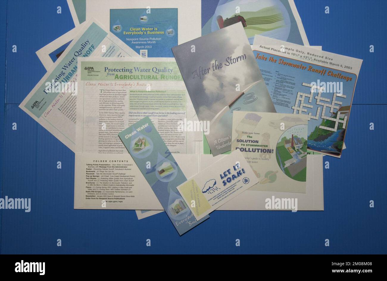 Clean Water Materials , Environmental Protection Agency Stock Photo - Alamy